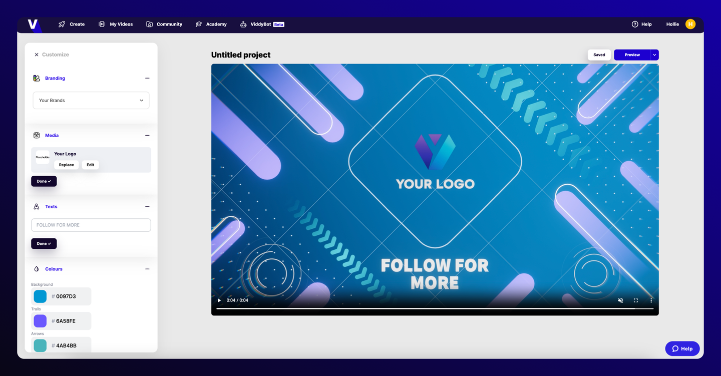 How to Make a Logo Animation with Viddyoze