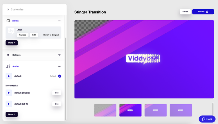 Stinger Transition Maker - Create Pro Stinger Transitions Easily