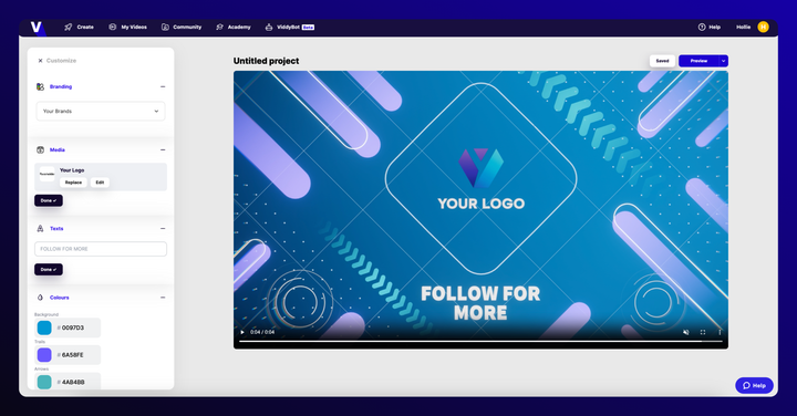 How to Make a Logo Animation with Viddyoze